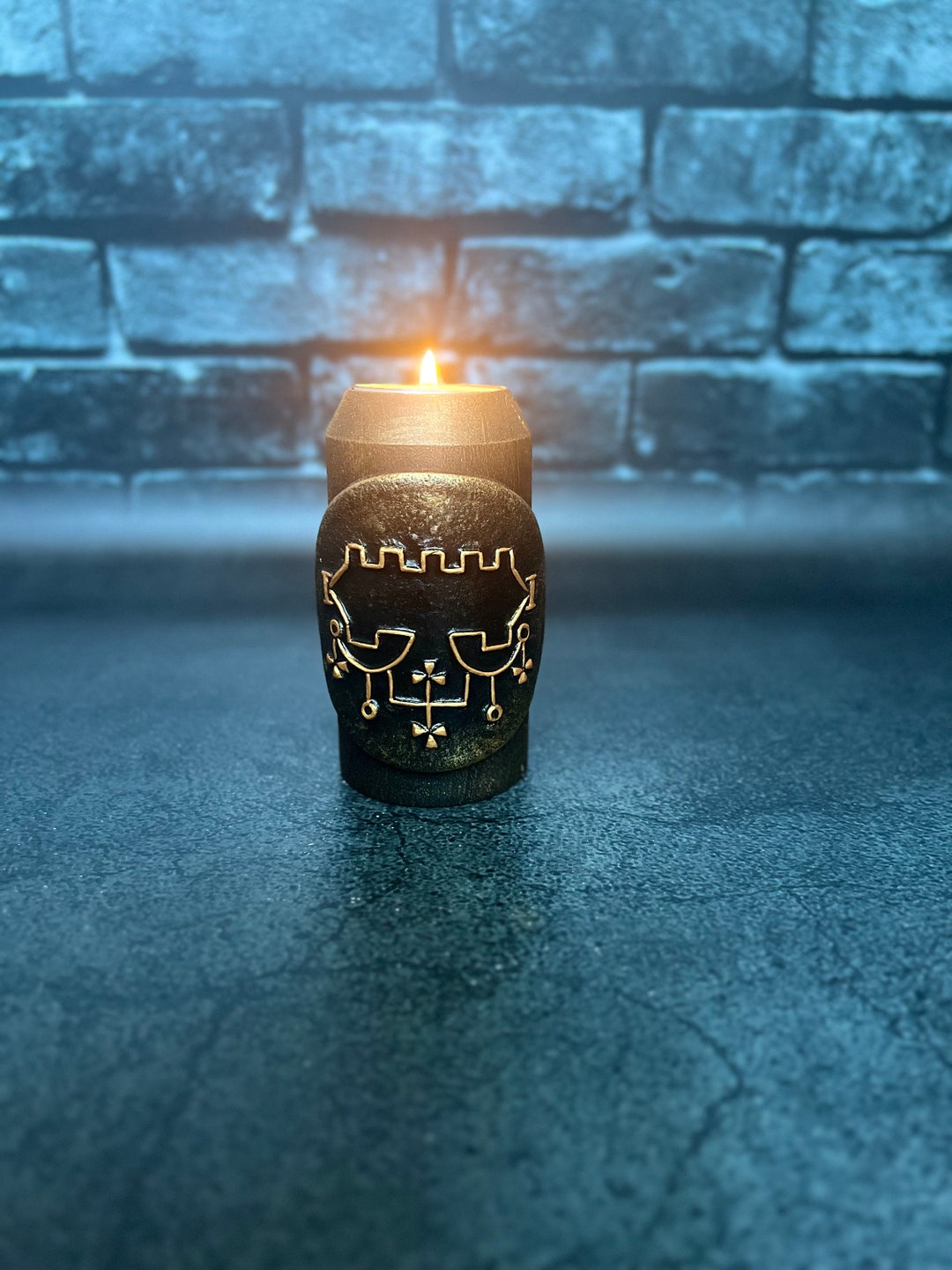 Belial Candlestick Ars Goetia Demon Sigil Candle Holder Lesser Key ...
