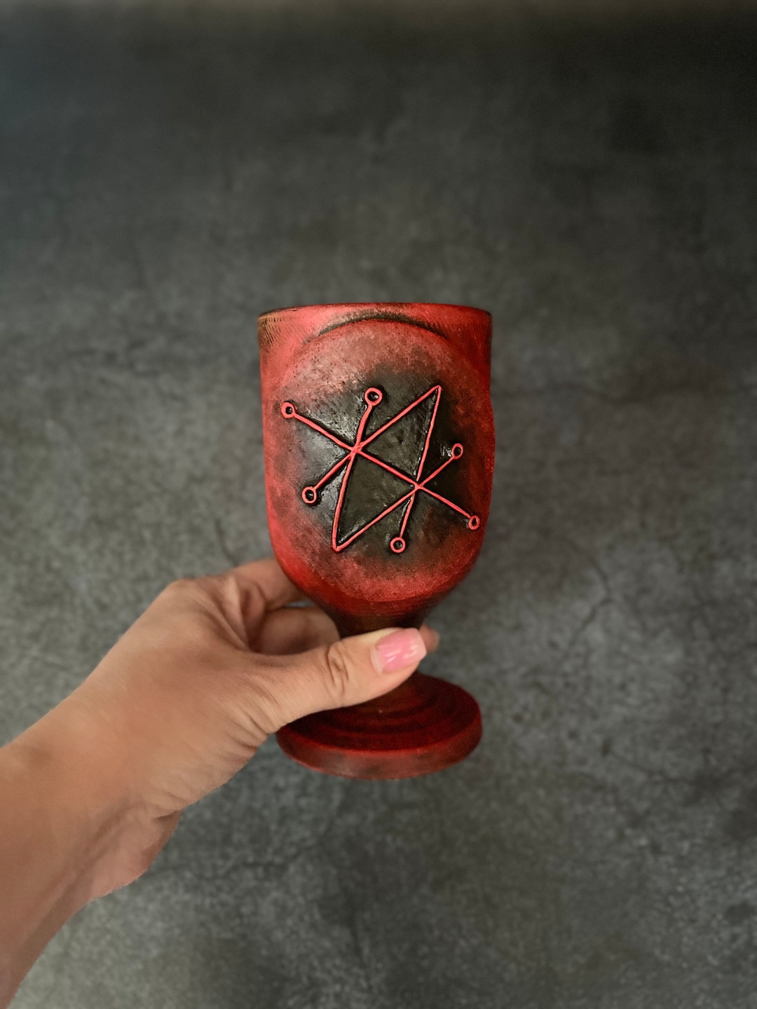 Azazel Sigil Altar Cup Fallen Angel Luciferian Path Demonology Ritual ...
