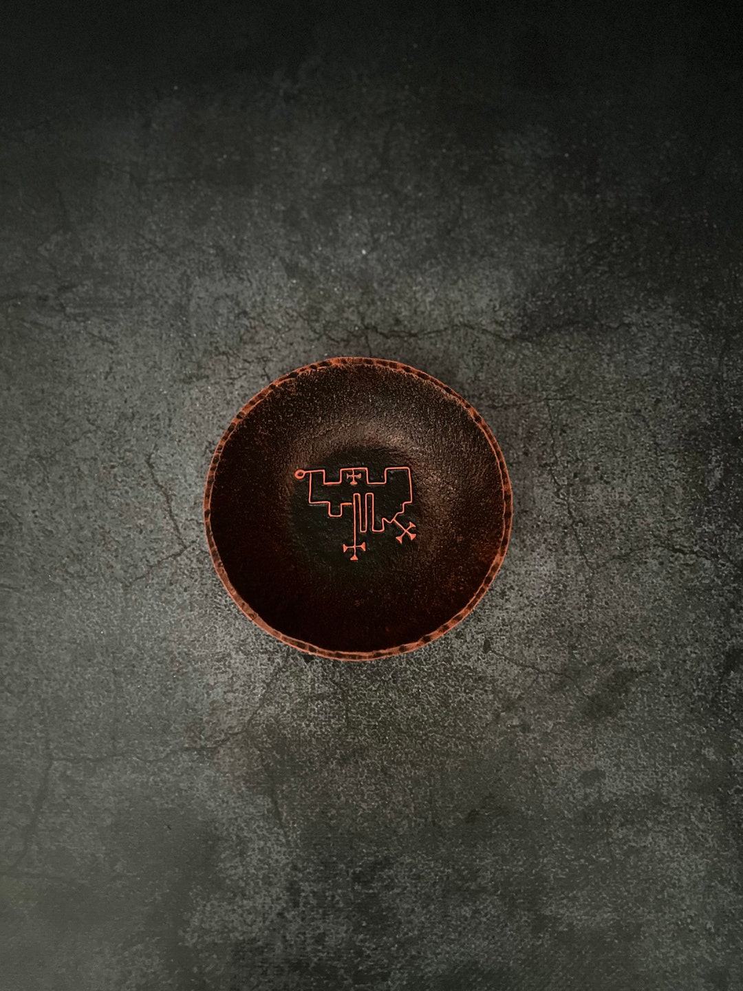 Vual Sigil Offering Bowl 72demon Ars Goetia Ritual Altar Plate Solomon ...