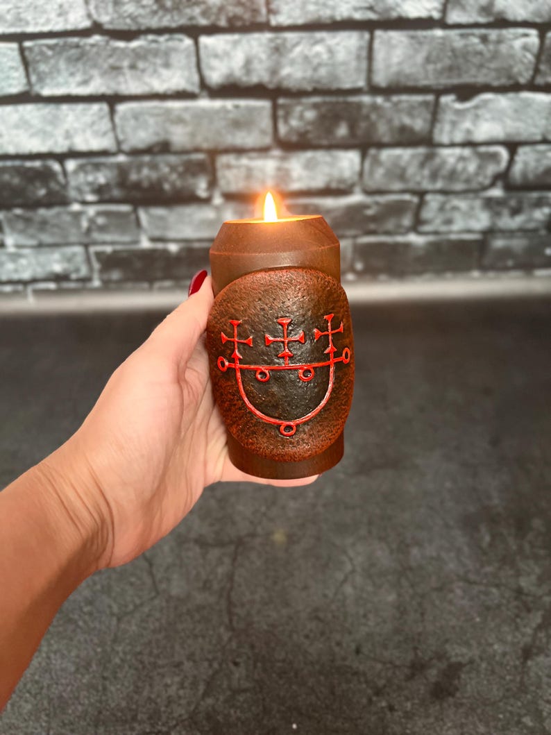 Sitri Sigil Lesser Key Solomon Goetia Altar Ritual Candle Holder - Etsy