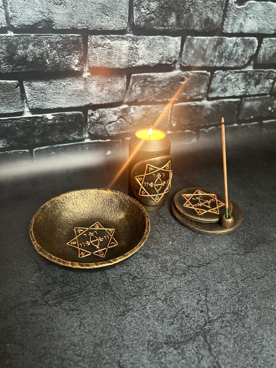 Babalon Thelema Aleister Crowley Altar SET Ritual Tools Occult ...