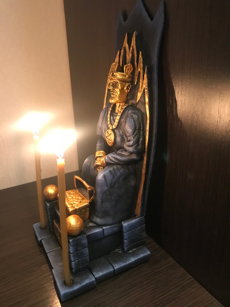 Estatua de mamón Demonio dinero bruja altar Altar oculto Altar - Etsy ...