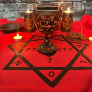 Babalon Altar Cup Thelema Crowley Babalon Sigil Altar Tool - Etsy