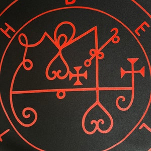 Beleth Tablecloth Goetia Demon Sigil Altar Cloth Witchcraft Supplies ...
