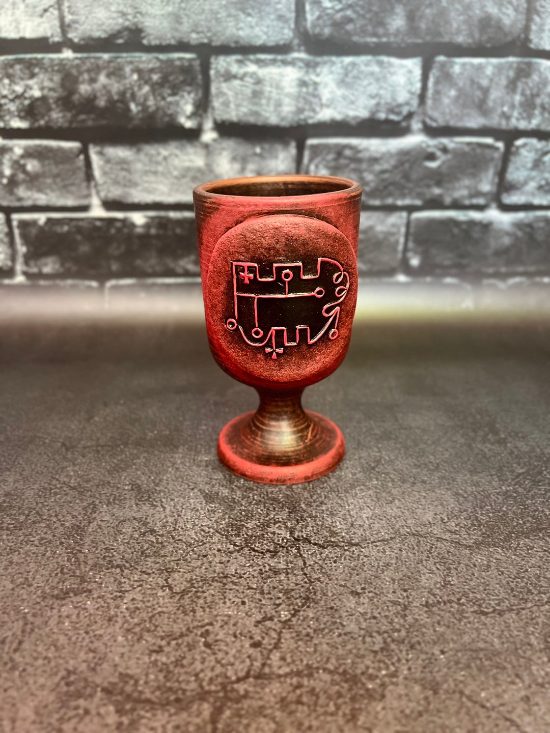 Stolas Sigil Demon Goetia Altar Cup Goblet Ritual Tool Solomon Magic ...