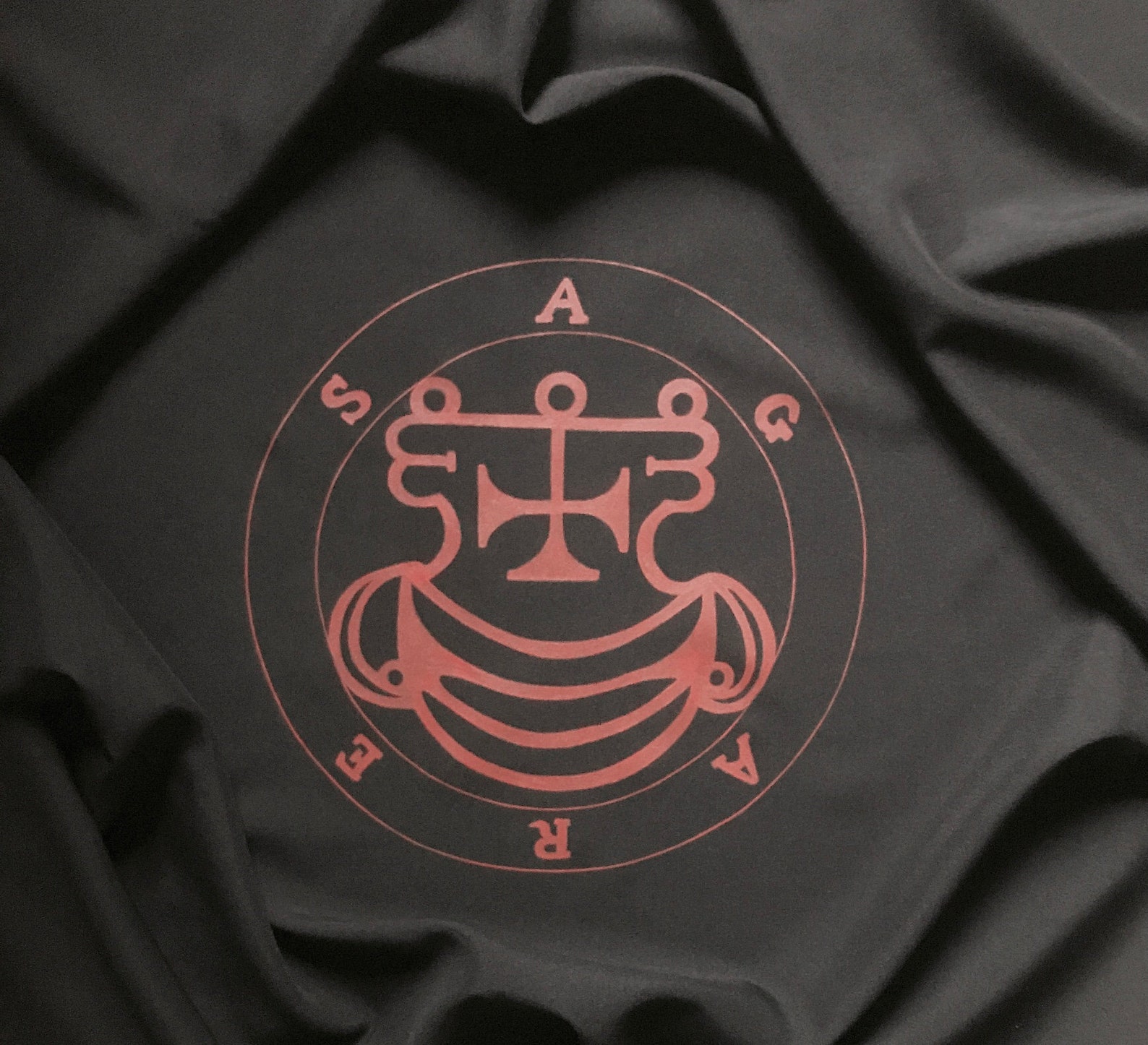 Agares Altar Cloth Goetia Demon Sigil Invocation Demon | Etsy