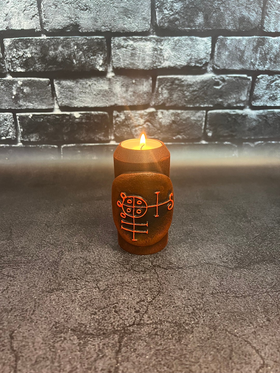 Buer Goetia Candlestick 72 Demons Candle Holder Ritual Altar Solomon ...