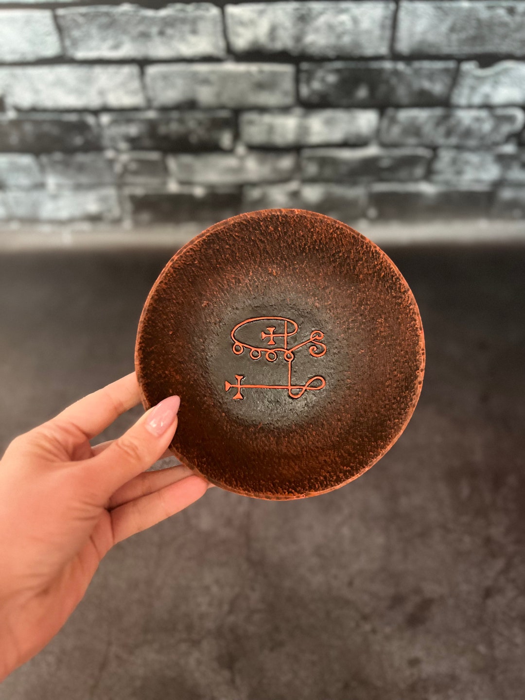 Valefor Offering Bowl 72demon Plate Ritual Altar Solomon Demonology ...