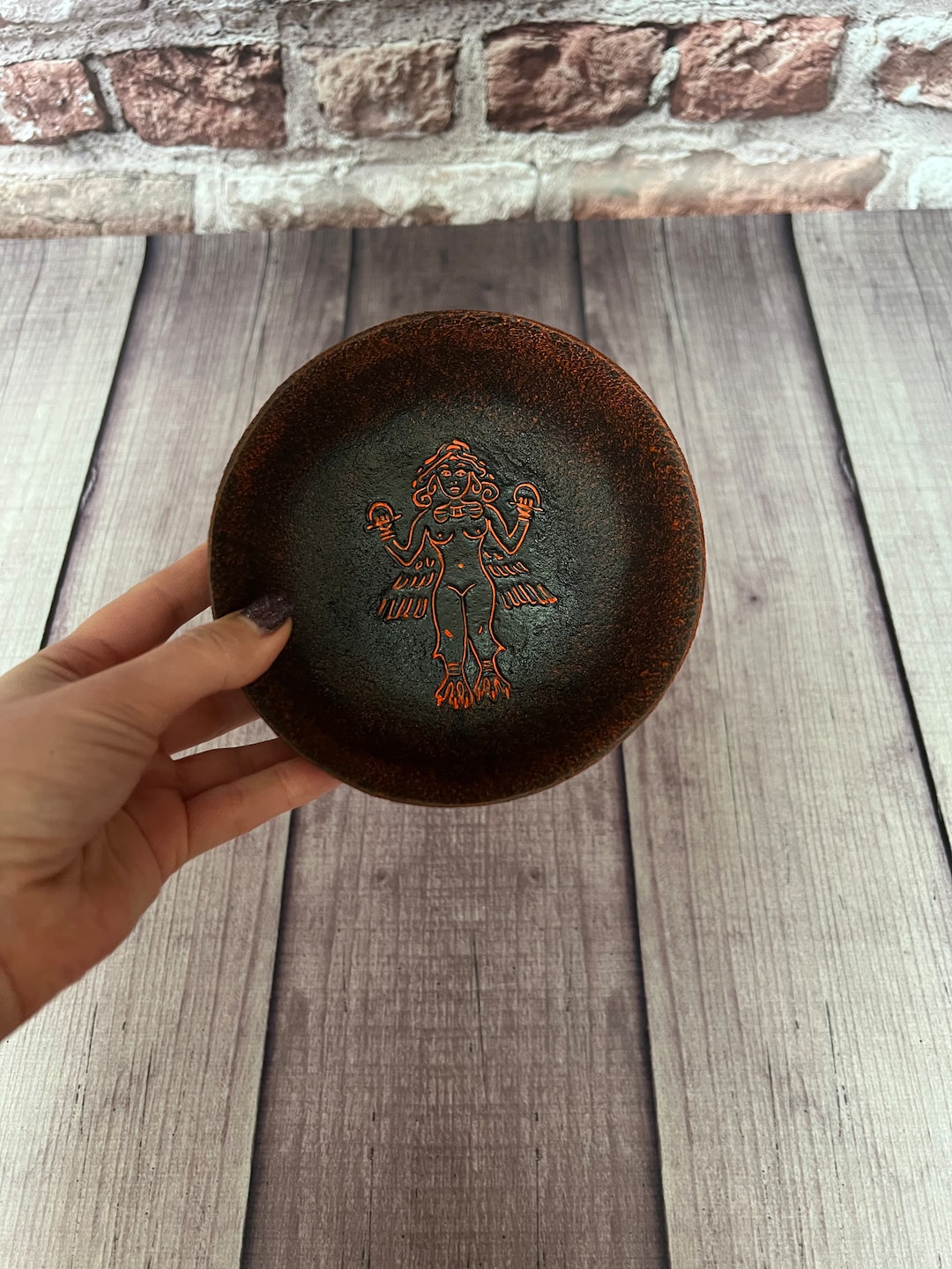 Ishtar Sumerian Goddess Altar Ritual Plate Lilith Altar Decor ...