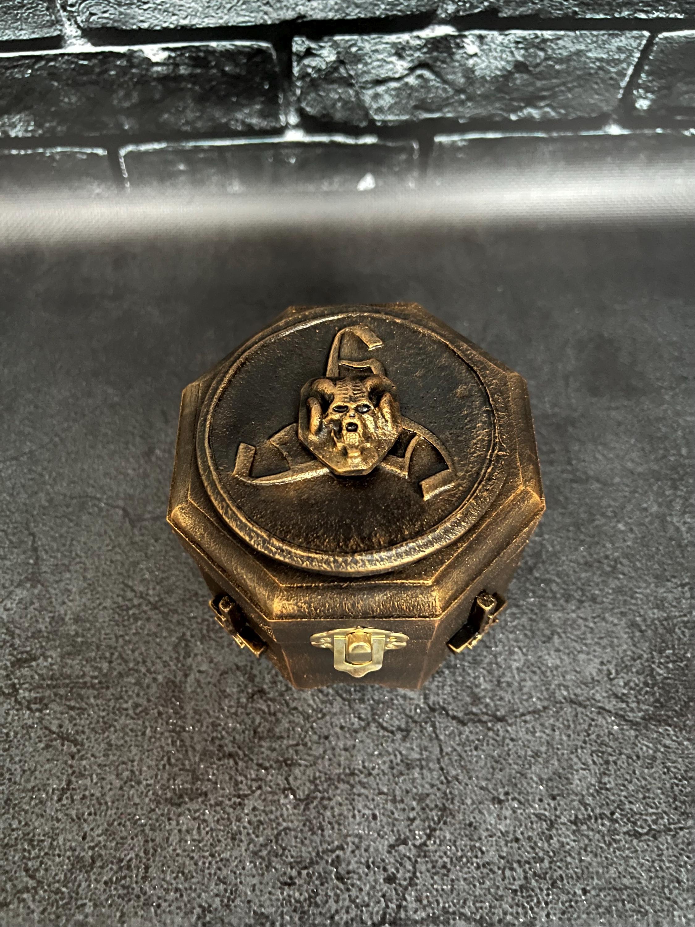 Satanic Altar 666 Box Inverted Cross Demon Decor Witchcraft Supplies ...
