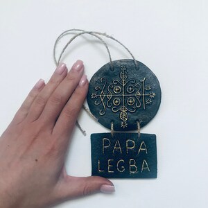 Papa Legba Wall Decor Voodoo Symbol Altar Witchcraft Supplies Sorcery ...