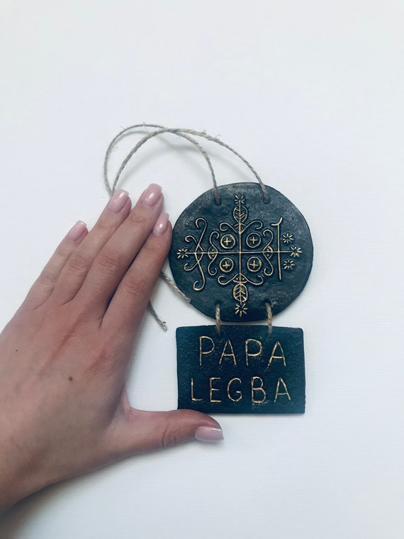 Papa Legba Wall Decor Voodoo Symbol Occult Altar Altar - Etsy