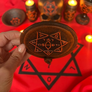 Babalon Thelema Incense Holder – Aleister Crowley Censer for Witchcraft ...