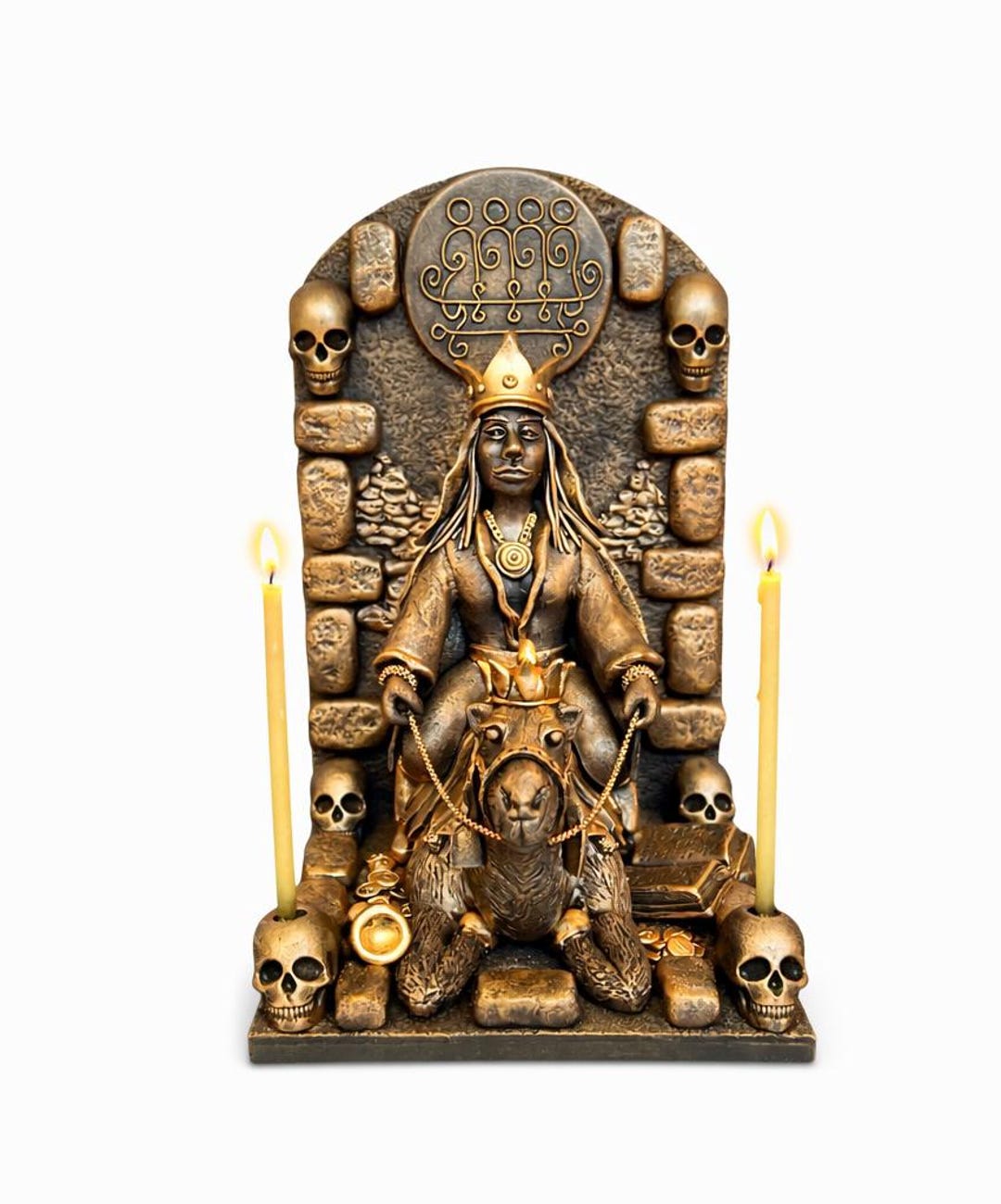 Paimon Sigil Goetia Altar Statue - Etsy