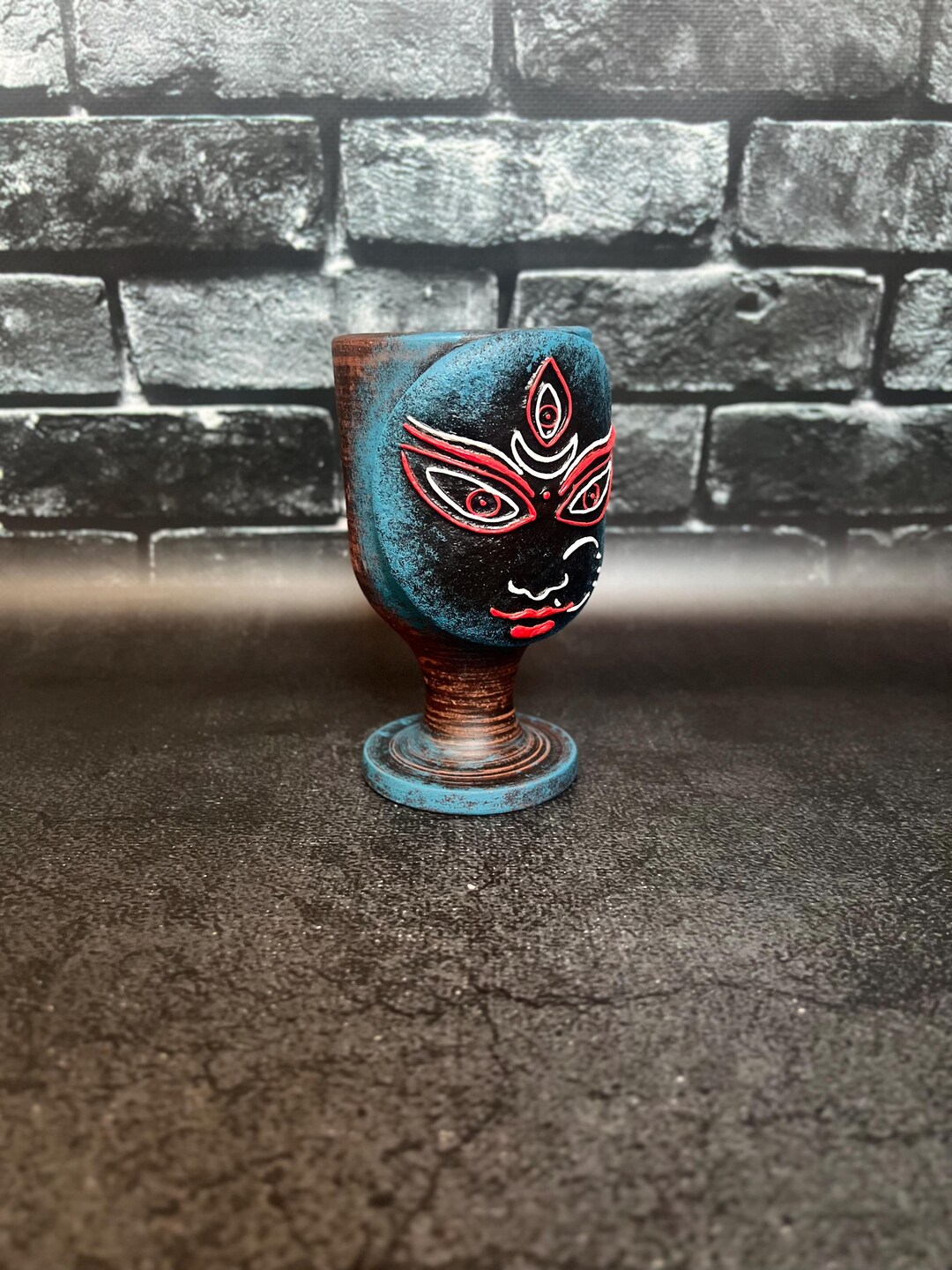 Kali Hindu Goddess Altar Ritual Cup - Etsy