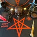 Anton Lavey Ritual Tablecloth Altar Cloth Pentagram Satanism Home Decor ...