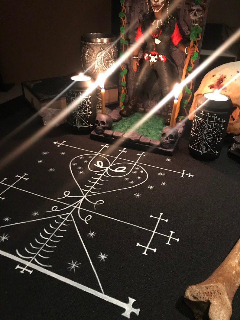 Maman Brigitte Voodoo Magic Tablecloth - Etsy