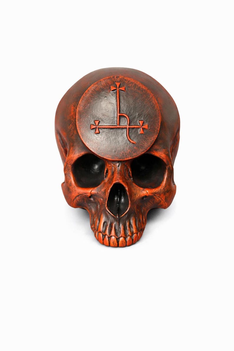 Lilith Sigil Altar Skull - Etsy