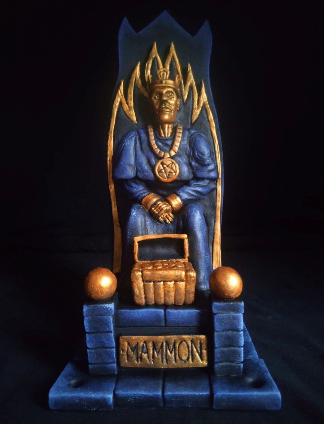 Mammon Statue Demon Money Witch Altar Altar Witchcraft Supplies Sorcery ...