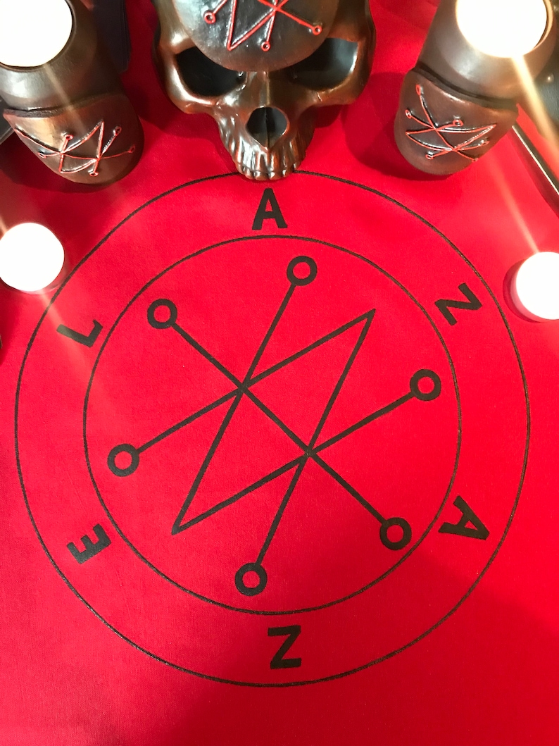 Azazel Altar Cloth Demon Sigil Ritual Altar Witch Home Decor - Etsy UK