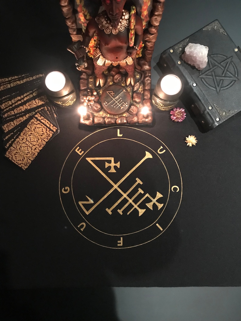 Lucifuge Rofocale Demon Ritual Altar Tablecloth - Etsy