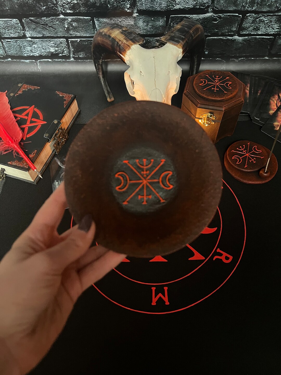 Murmur Sigil Goetia Altar Offering Bowl Ritual Tool Solomon Demonology ...