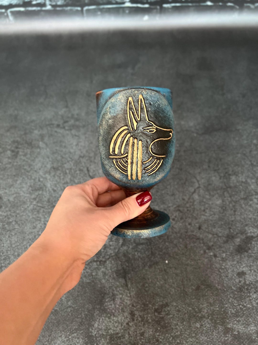 Anubis Egyptian Occult Ritual Cup - Etsy