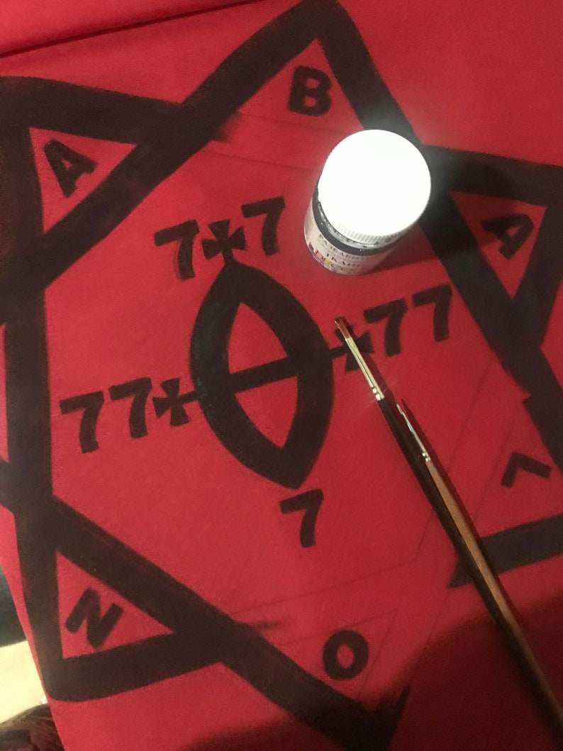 Babalon Tablecloth Thelema Crowley Babalon Sigil Altar Tool - Etsy