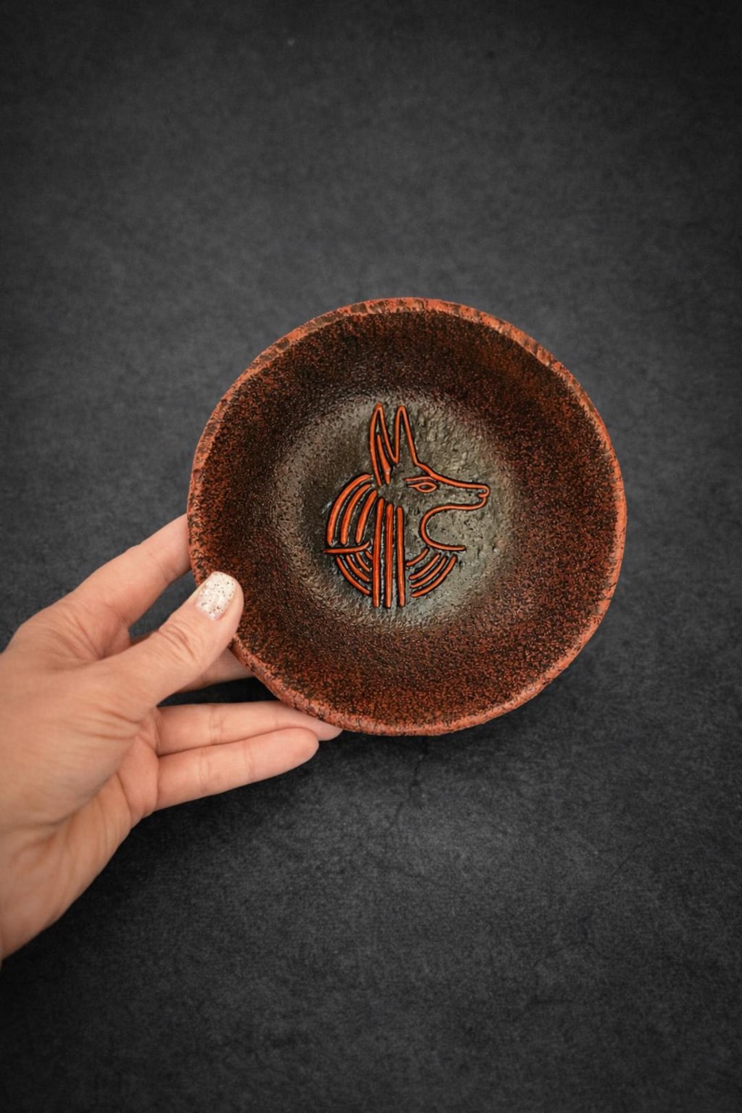 Anubis Egyptian God Altar Ritual Offering Bowl - Etsy