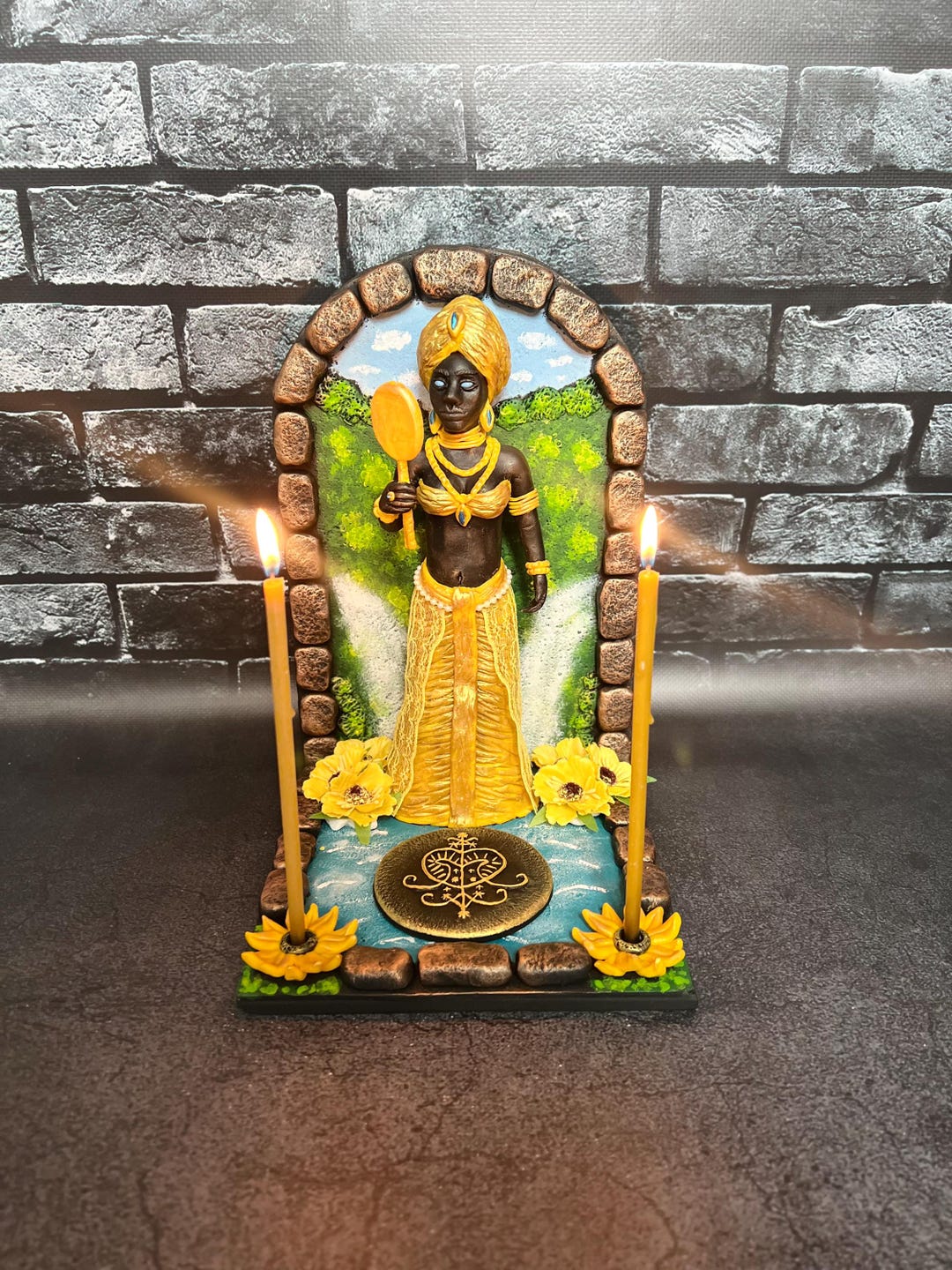 Oshun Statue, Goddess of Love, African Goddess, Orisha, Spiritual ...