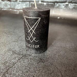 Lucifer Candle Lucifer Altar Tool Witch Home Decor Altar Witchcraft ...