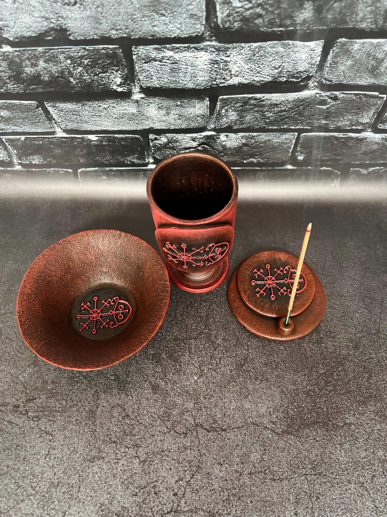 Valac Sigil Goetia Solomon Magic Ritual SET - Etsy