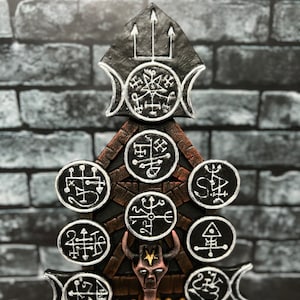Qlippoth Tree Statue Kliphoth Kabbalah Altar Altar Witchcraft - Etsy ...