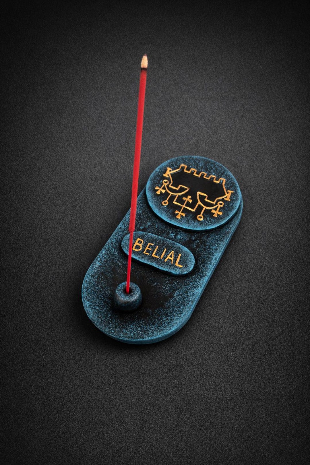 Belial Sigil Goetia Altar Ritual Incense Holder - Etsy