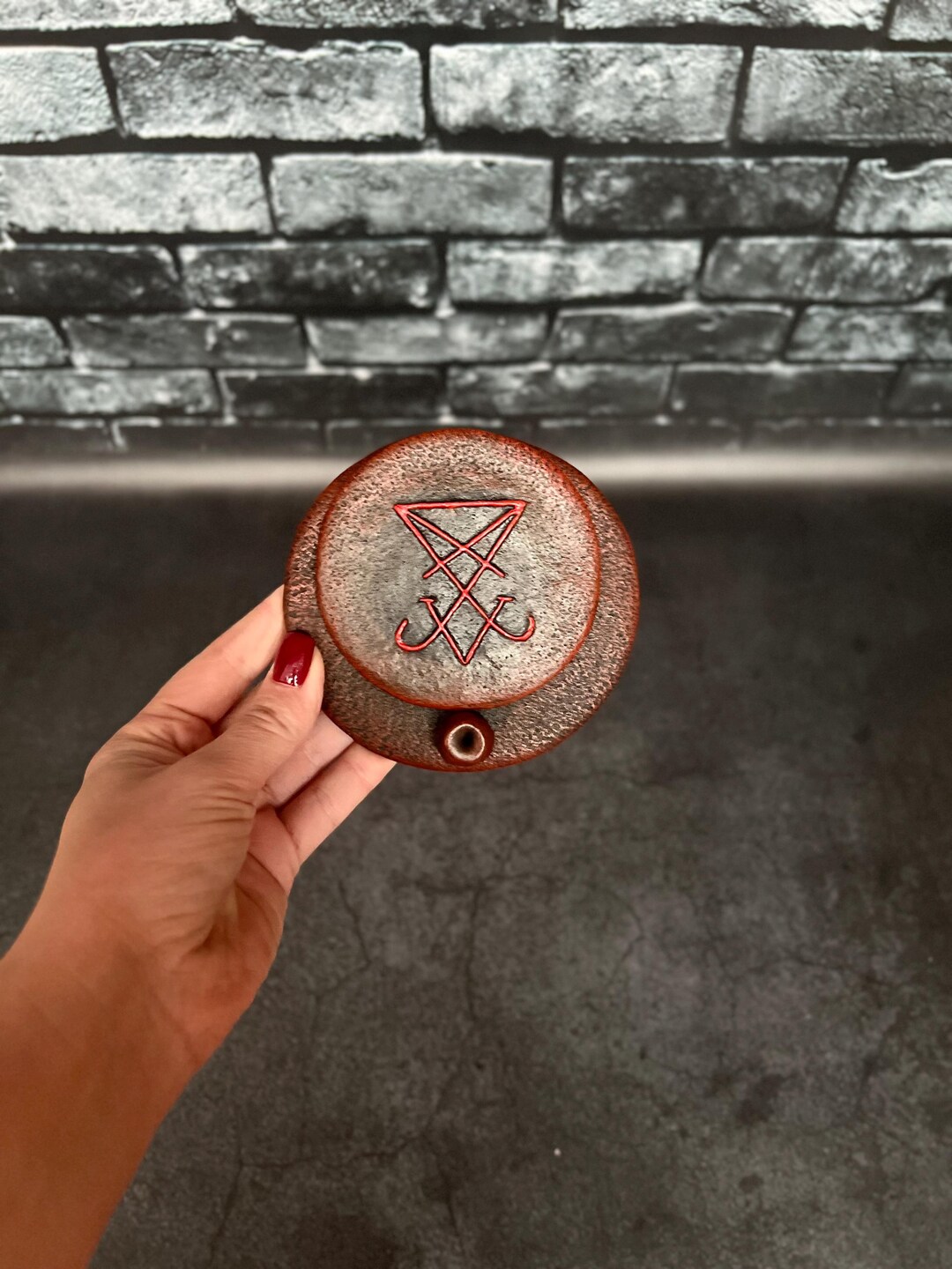 Lucifer Sigil Altar Incense Holder Demonology Ritual Tool Occult ...