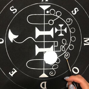 Asmodeus Tablecloth Goetia Demon Sigil Solomon Magic Witchcraft ...