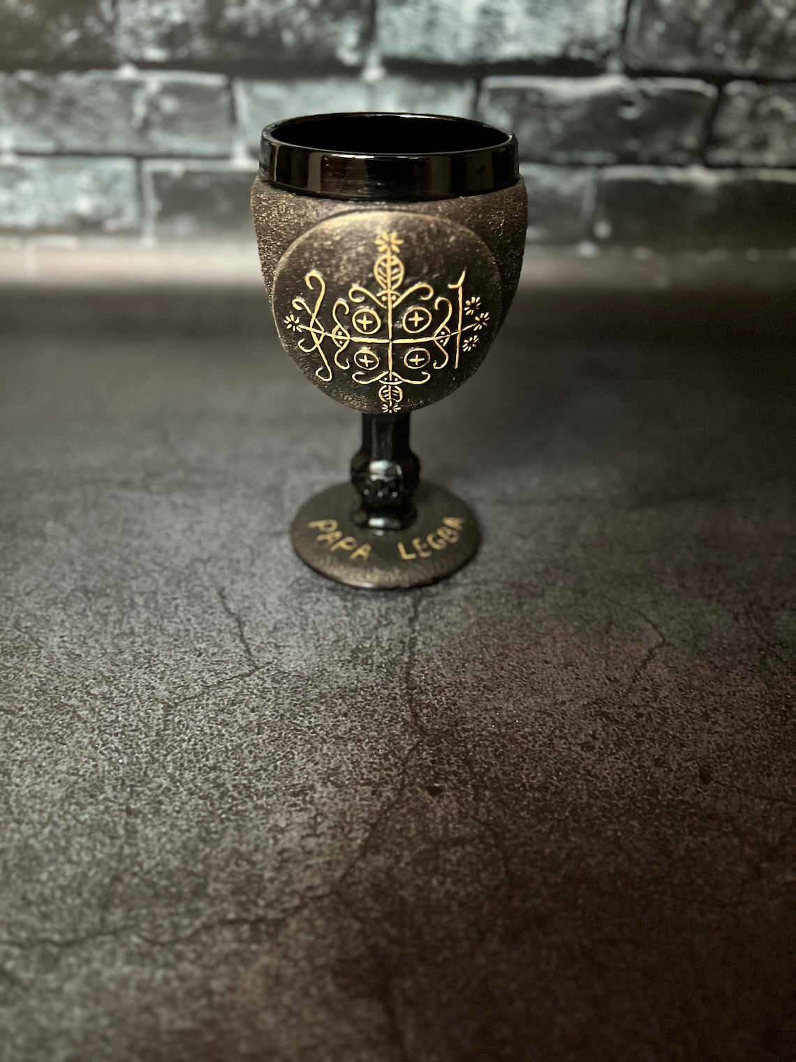 Papa Legba Cup Voodoo Symbol Ritual Altar Tool Occult Altar - Etsy