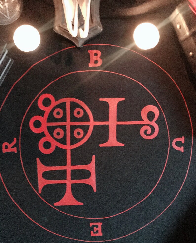 Buer Altar Cloth Goetia Demon Sigil Witch Altar Occult Altar - Etsy