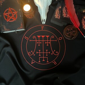 Foras Tablecloth Goetia 72demon Sigil Solomon Demonology Occult Altar ...