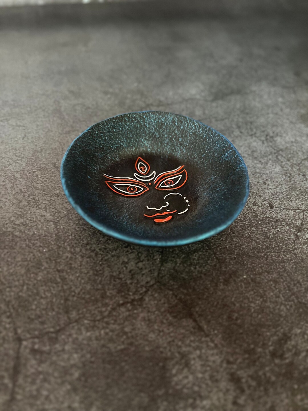 Kali Goddess Altar Offering Bowl Kalima Plate Ritual Tool Decoration ...