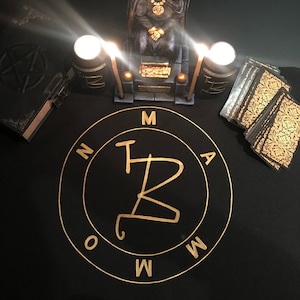 Mammon Altar Cloth Money Demon Ritual Tablecloth Altar Witchcraft ...