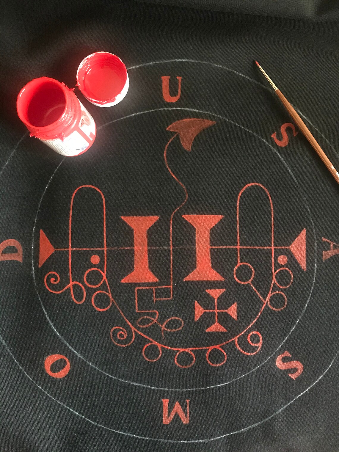 Goetia Tablecloth 72demon Sigil Ritual Altar Solomon - Etsy