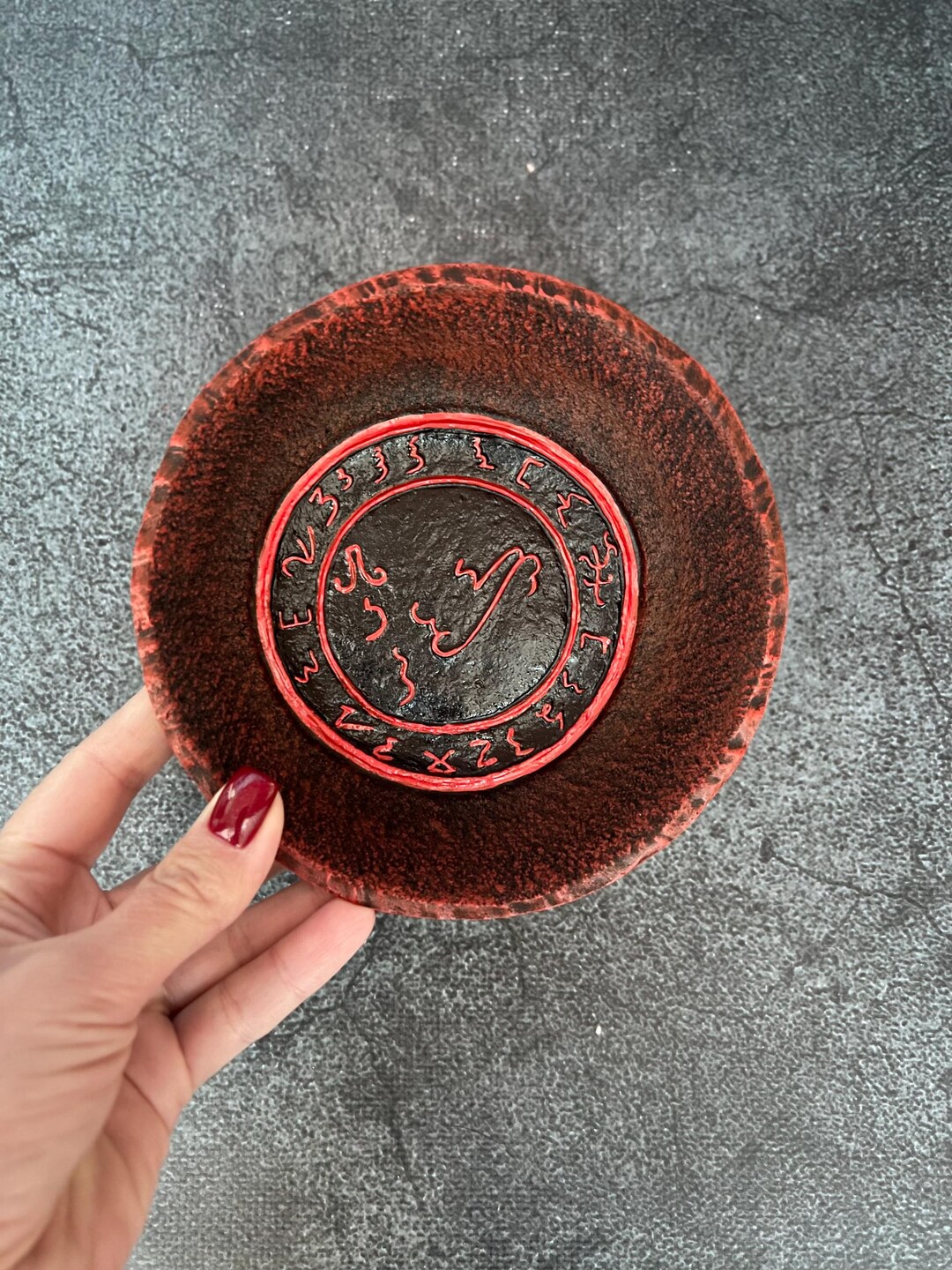 Lucifer Sigil Occult Altar Offering Bowl - Etsy