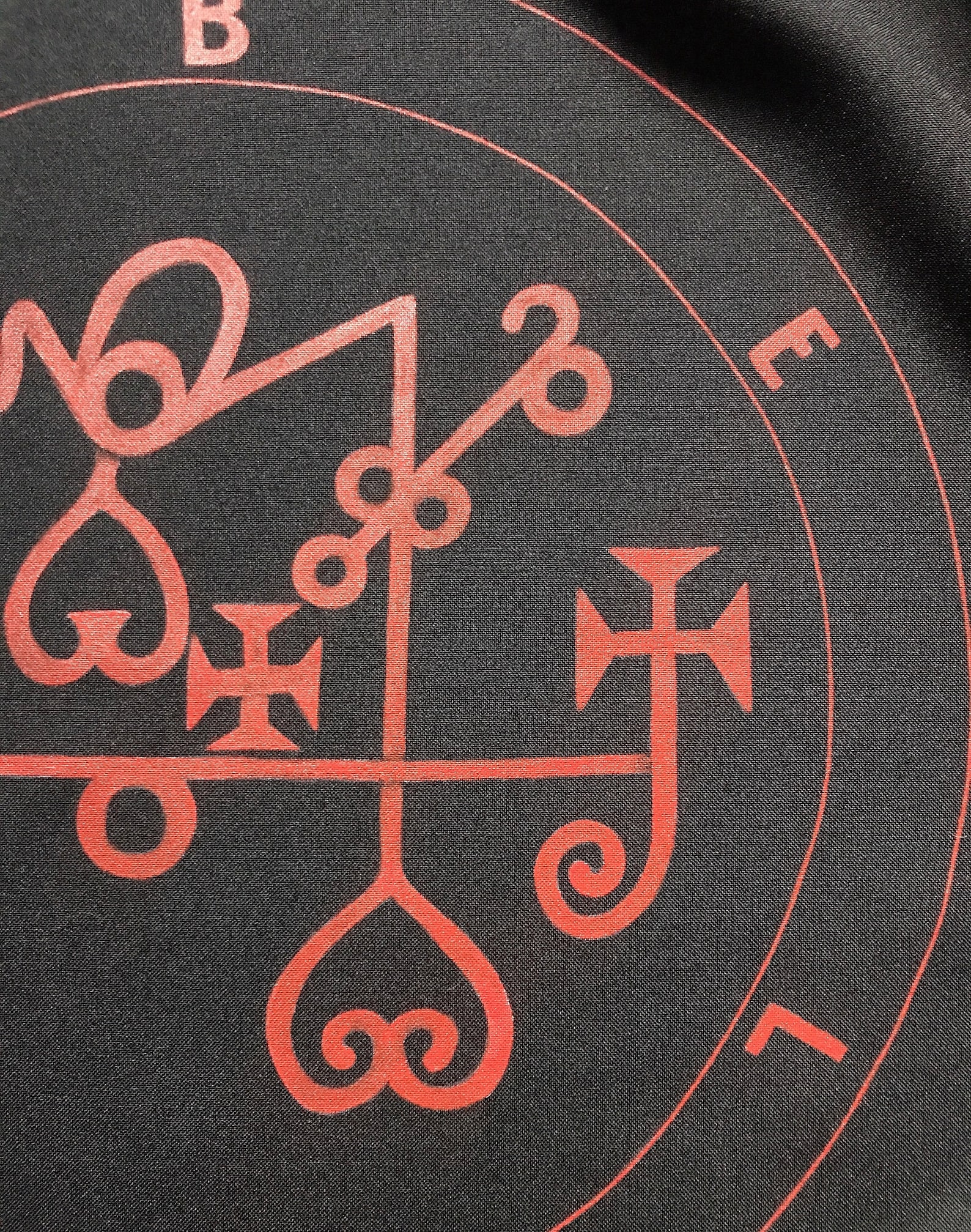 Beleth Occult sigil table cloth Sigil Altar cloth demon | Etsy