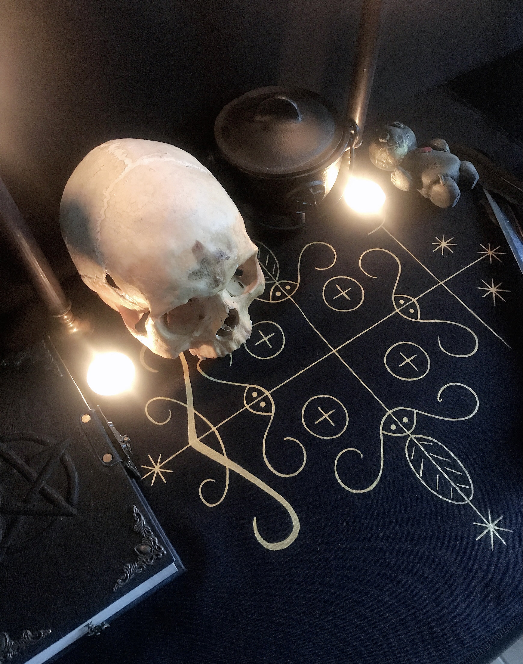 Papa Legba Cloth Voodoo Symbol Ritual Cloth Occult Altar Altar - Etsy UK