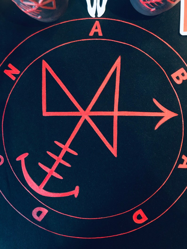 Abaddon Demon Occult Tablecloth - Etsy