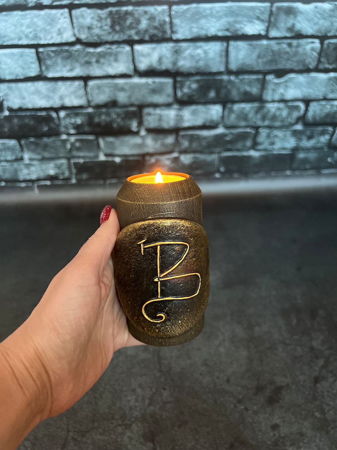 Mammon Demon Sigil Altar Ritual Candlestick Occult Tool Demonology ...