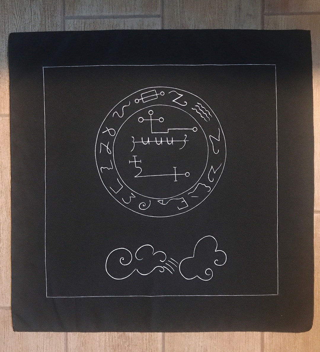 Astaroth Sigil Altar Tablecloth Demonology Ritual Cloth Witchcraft ...