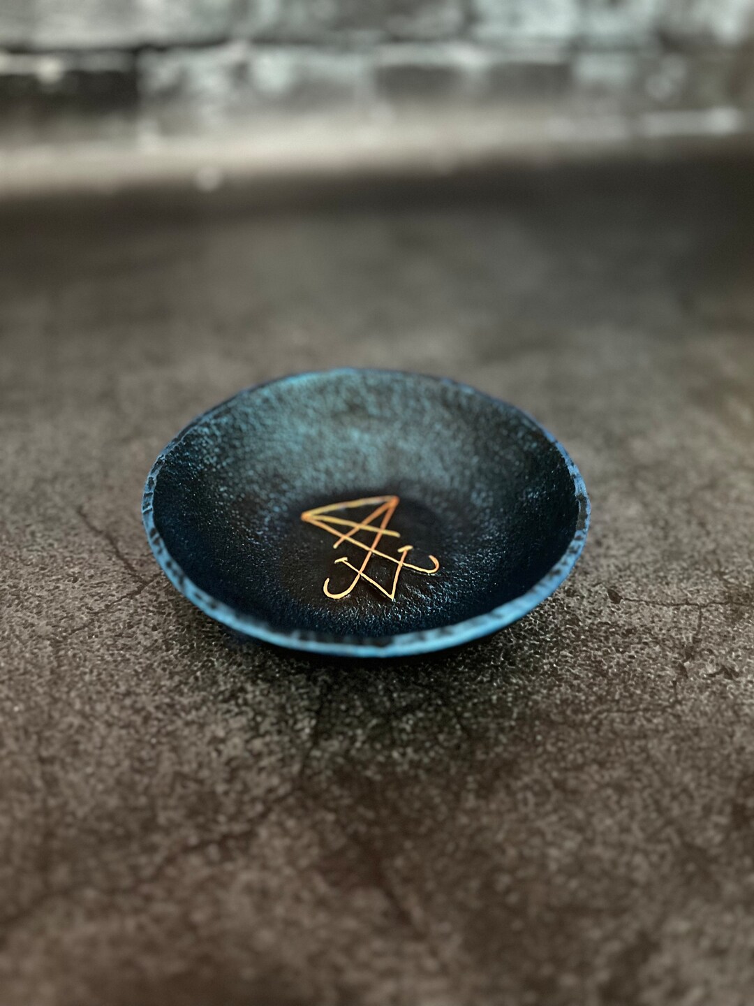 Plate Lucifer Offering Bowl Witch Home Decor Altar Plate Witchcraft ...