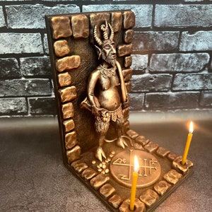 Lucifuge Rofocale Statue Demonic Gate Keepers Altar Witchcraft Handmade ...